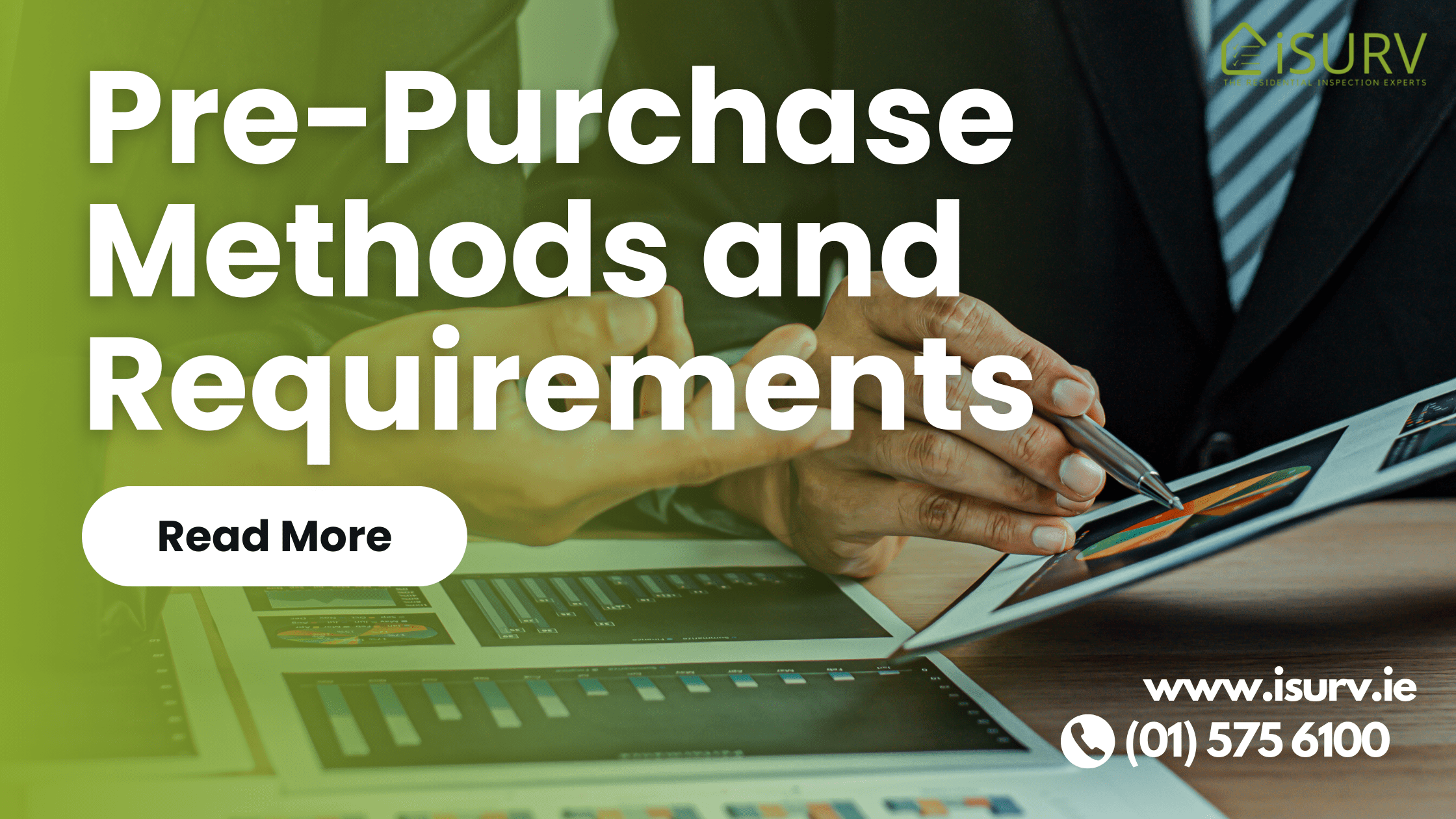 Pre-Purchase Methods and Requirements - iSurv